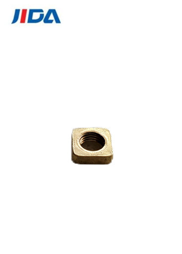 IATF 16949 Lead Free square Copper Bolt Nut M3 Coupling Nut 1.5mm×4.6mm